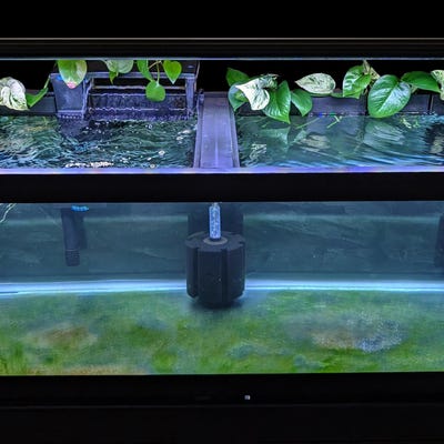 Nicrew Skyled Light Stand 2 Wide Base LED Riser, Fish Tank Light Lift ...
