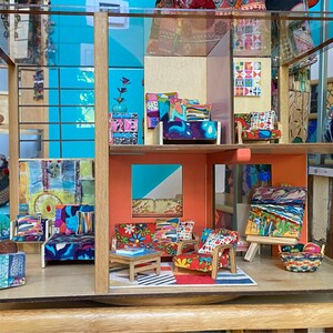 Abstract Mini Art Prints Abstract Mini Painting Modern - Etsy