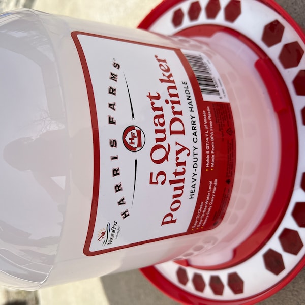 Bee Waterer Ring-designed to Fit Inside the "flock Party 5 Qt. Poultry ...