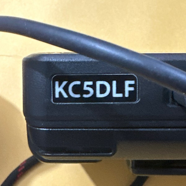 Custom Amateur Ham Radio Call Sign Name Badge, Medium - Etsy