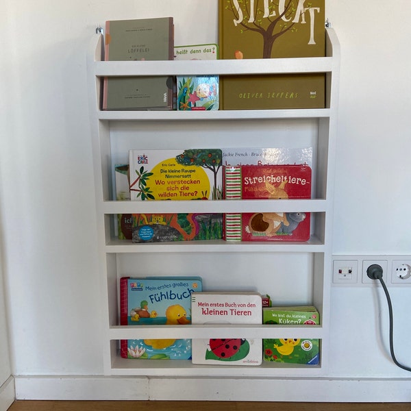Children's Bookshelf COLOR Library Bookcase for Children's Room, Kids ...