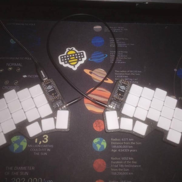 Sofle RGB Choc / Chocolate V2.1 Low Profile Soflekeyboard Split ...