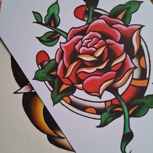 Alexisonfire Tattoo Flash Poster | Etsy UK