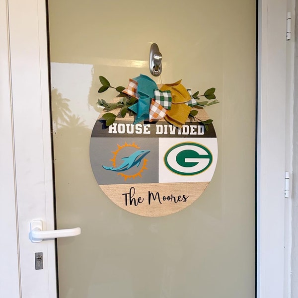 House Divided Door Sign | House Divided Sign | House Divided Wreath ...