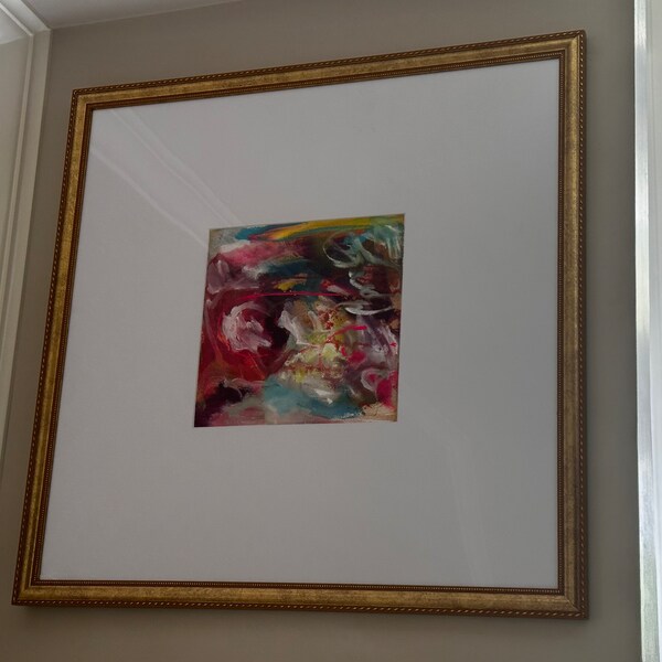 Cornucopia, Original Abstract Painting,artwork, Acrylic and Gouache ...