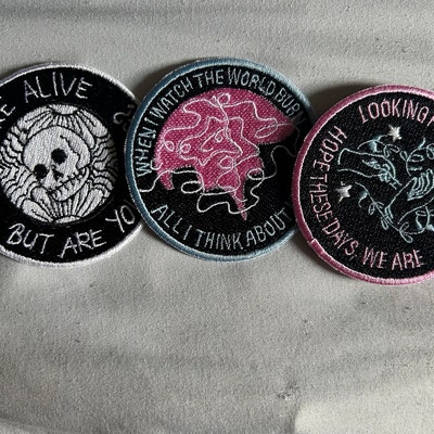 Even in the Dark Embroidered Patch or Sticker Patch Embroidery ...
