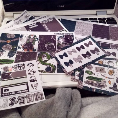 Princess Academia September // Matte Journal Stickers - Etsy