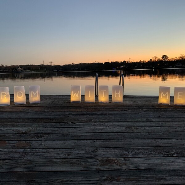 Custom Wedding Luminaries - Etsy