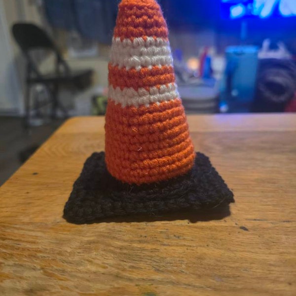 Caution Cone Crochet Pattern - Etsy
