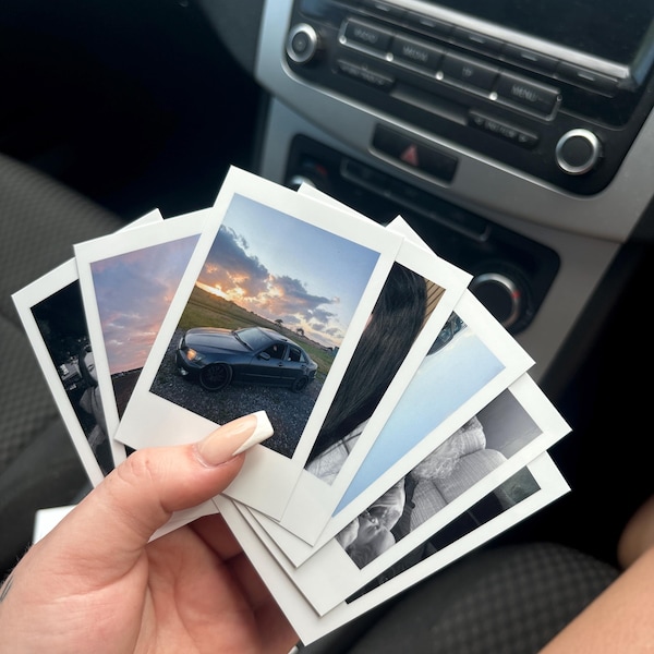 Polaroid Style Photo Place Cards With Guest Picture, Personalized Photo ...