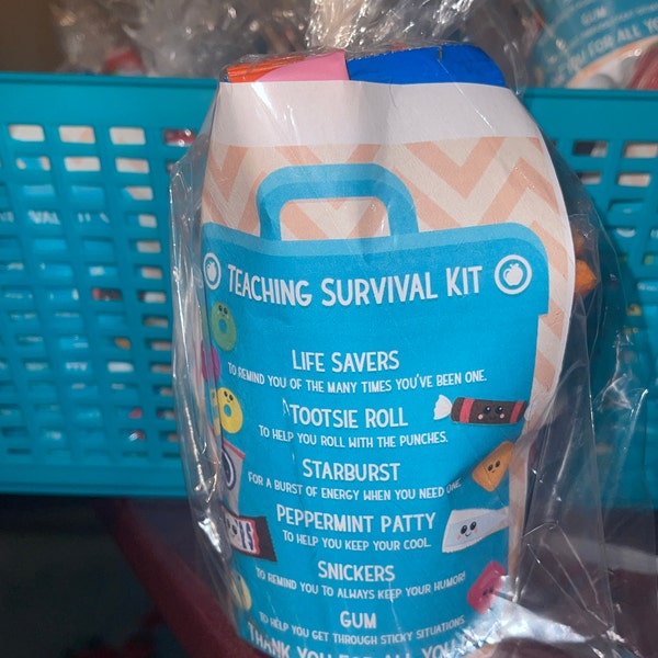 PRINTABLE Teaching Survival Kit Tag | Instant Download | Teacher ...