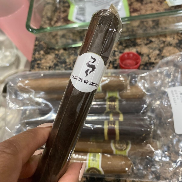 15 PIECES Custom Company Logo White Background Personalized Cigar ...