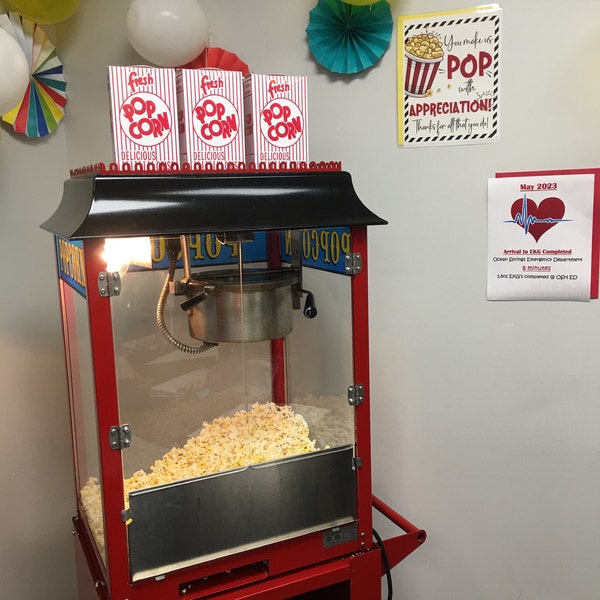 You Make Us Pop With Appreciation,popcorn Teacher Appreciation Sign ...