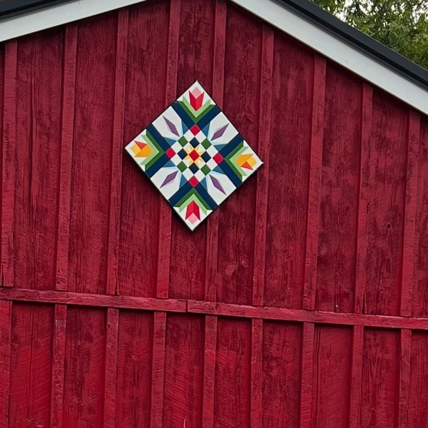 Carpenters Wheel Barn Quilt - Etsy
