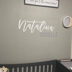 Personalized Name Wall Decal Custom Name Wall Sticker - Etsy