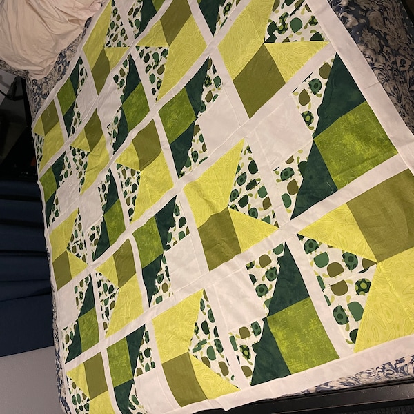 Leaded Light Quilt Pattern PDF Download | Modern Quilt Pattern - Etsy