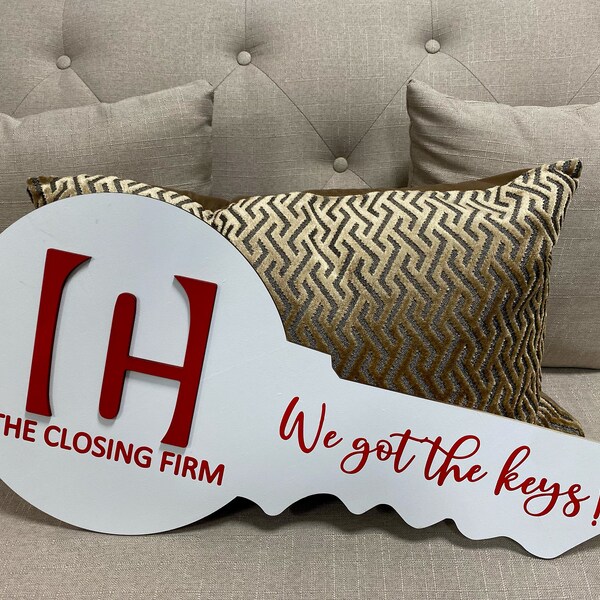 We Got the Keys Sign, Realtor Closing Custom, 3D We Got the Keys KEY ...