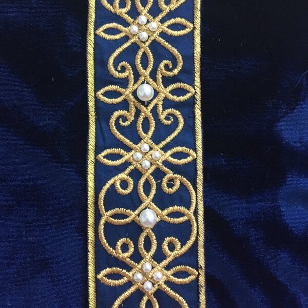 Eleanor of Toledo Trim Border - Machine Embroidery Historical 16 ...