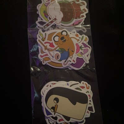 Adventure Time Stickers, Vinyl Stickers, 10-50 Pcs Random Pack, FREE ...