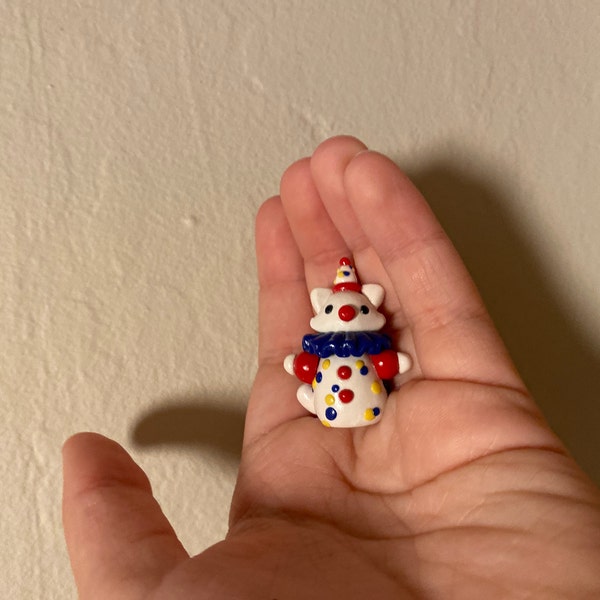 Clown Party Animal Figurine Handmade Desk Buddy - Etsy