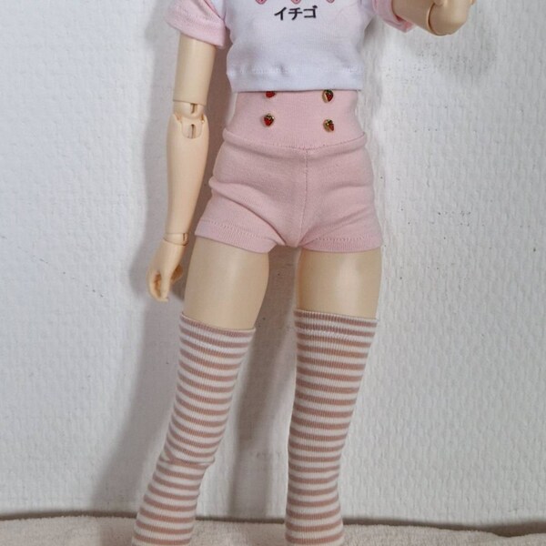 SLIM MSD BJD Minifee 1/4 Mismachted Dino & Pink Stockings - Etsy