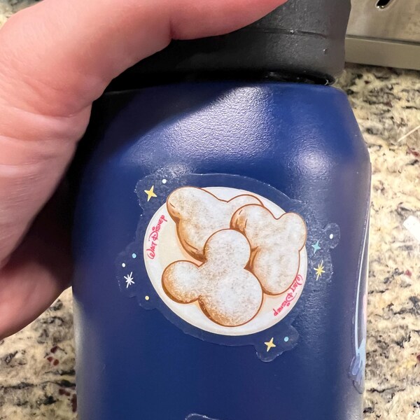 Disney Beignets Transparent Sticker/ Pixie Dust Food Snacks Hidden ...