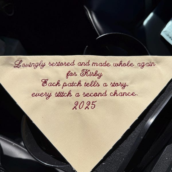 Custom Embroidered Quilt Label Triangular Corner Label Fabric ...