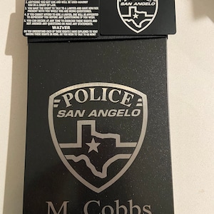 Pirtle Warning Metal card | Etsy