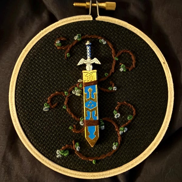 Zelda Master Sword Necklace: Breath of the Wild Removable Sword ...