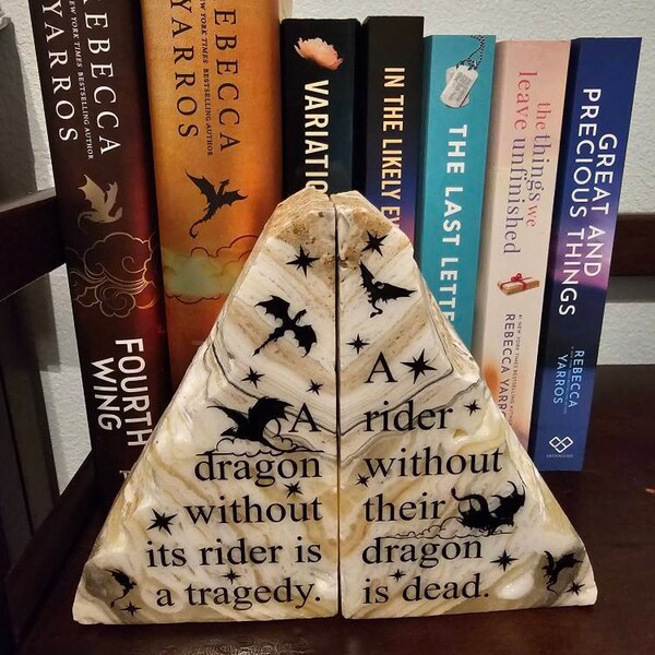 Pre- Order - Obsidian Bookends - Book Quote Bookends - Throne of Glass ...