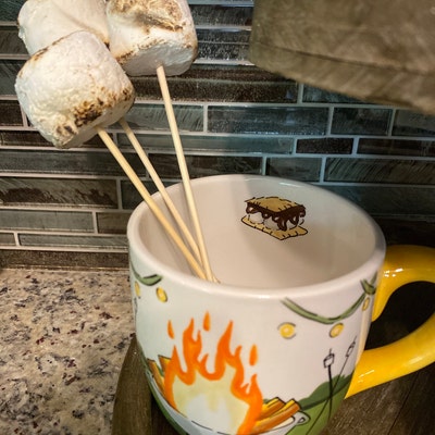 Faux Marshmallows, Fake Roasted Marshmallows on a Stick, Fake ...