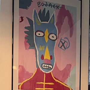 Bojack Horseman Poster Hockney Pool Vintage Art Painting - Etsy