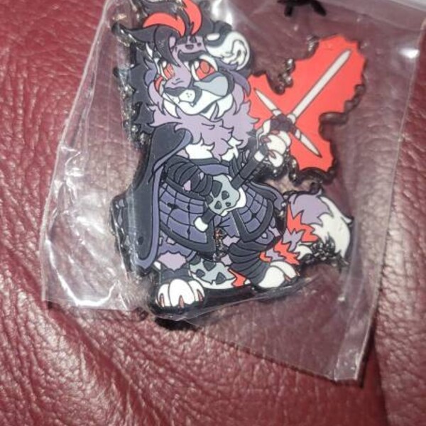 Fursona Pin #1107 - Cyber Dog (#4, Peachy Rainbow) Enamel Pin - Etsy