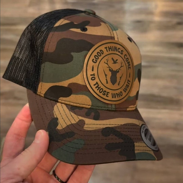 Custom on the Pontoon Patch Boating Hat Patch Adhesive Patch Engraved ...