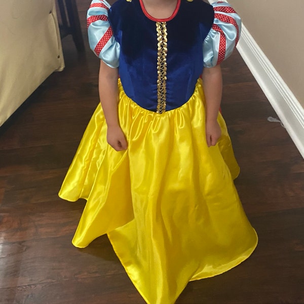 Handmade Snow White Dress-snow White Costume- Disney Princess ...