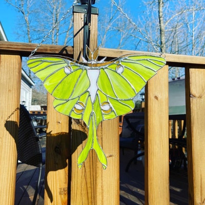 Luna Moth Stained Glass Template Stained Glass Template Luna Moth Moth ...
