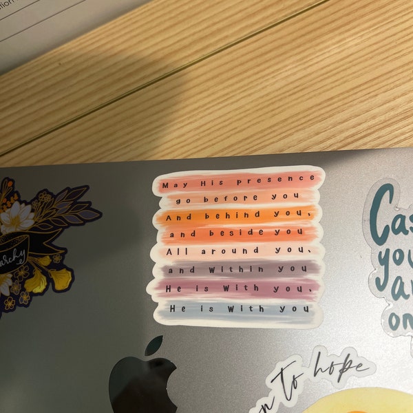 The Blessing Sticker, Bible Journaling, Water Bottle Sticker, Laptop ...