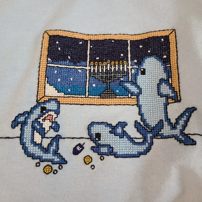 Biting Booth Shark Cross Stitch Pattern PDF - Etsy