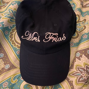 Wedding Bride and Groom Embroidered Baseball Caps - Etsy
