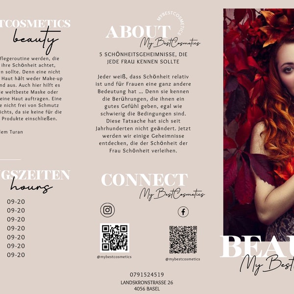 Cleaning Business Brochure Template: Modern Trifold Design (canva) - Etsy