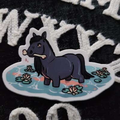 BETTA FISH Clear Sticker Pink and Blue Fighting Fish Art Transparent ...