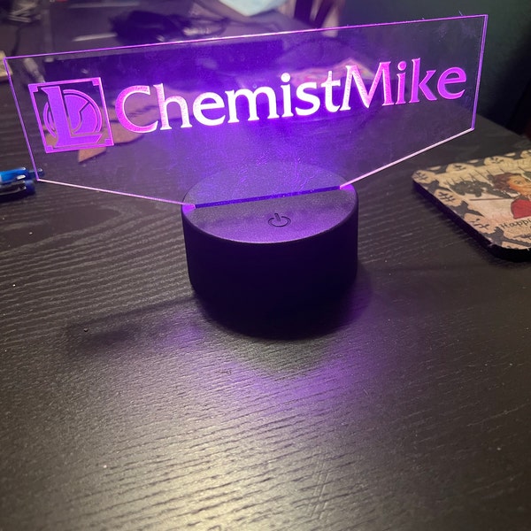 Custom Classic MOBA Inspired Dual Base LED With Gamertag - for ...