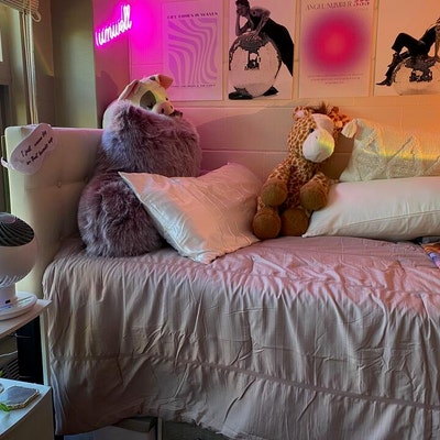 8 Pink Wall Print Bundle, Digital Art Print, Pink Wall Decor, Cute Wall ...