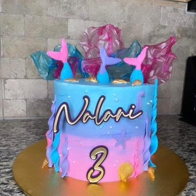 Bespoke Acrylic Cake Charms Heart Cake Charms Custom - Etsy