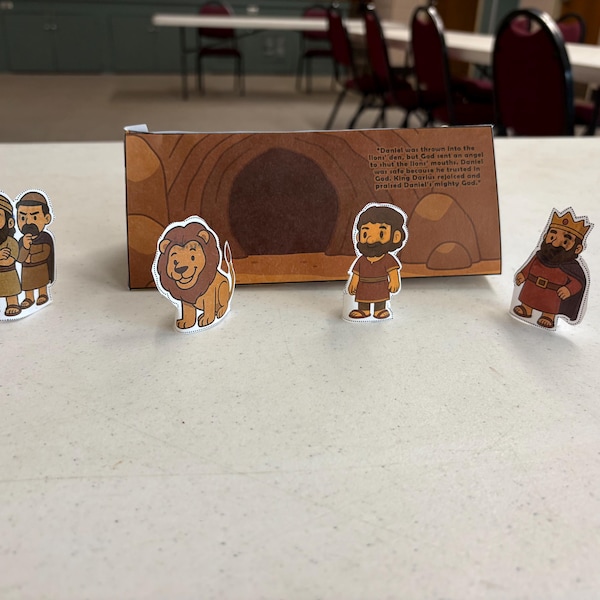Daniel and the Lion's Den Craft | Finger Puppets, Paper Dolls ...