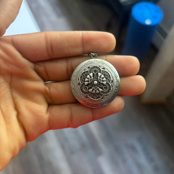 Butterfly Locket Necklace, Antique Style/mothers Day/anniversary ...