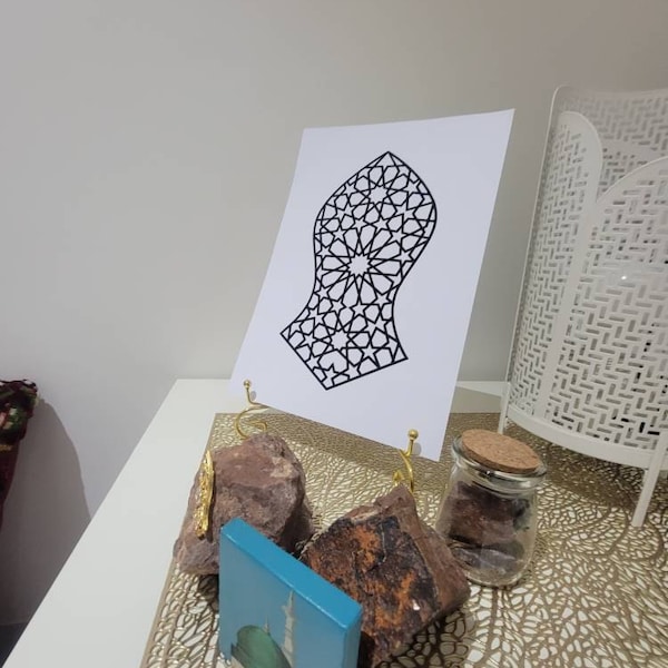 Nalain Sharif | Nalain Paak | Na'alayn Print | Sandals of the Prophet ...