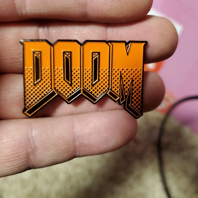 DOOM Slayer Pin, Soft Enamel Pin - Etsy