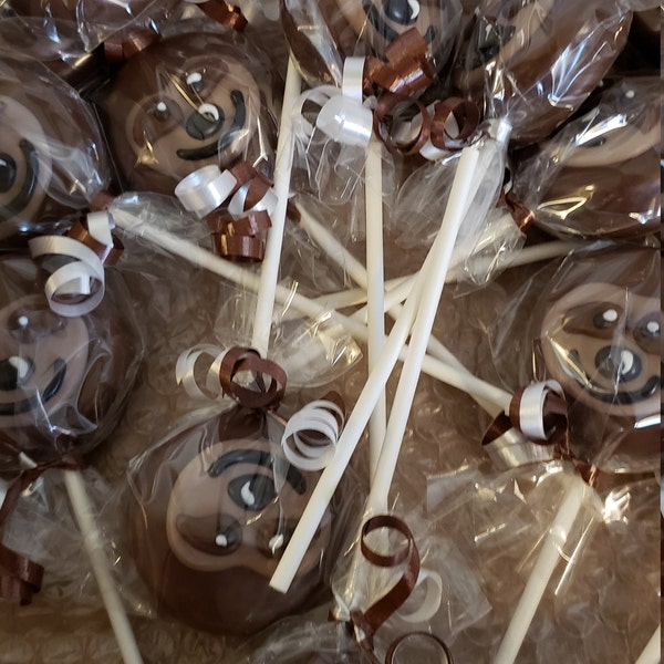 Sloth Oreo Cookie Pops / Birthday Party Favor / Chocolate Covered Oreo ...