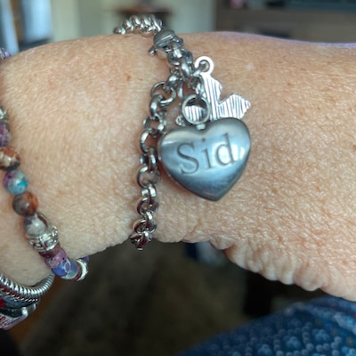 Personalized US States Bracelet, State Bracelet, Engraved State ...